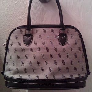 Brentano | Bags | Brentano Black Monogram Canvas Handbag | Poshmark